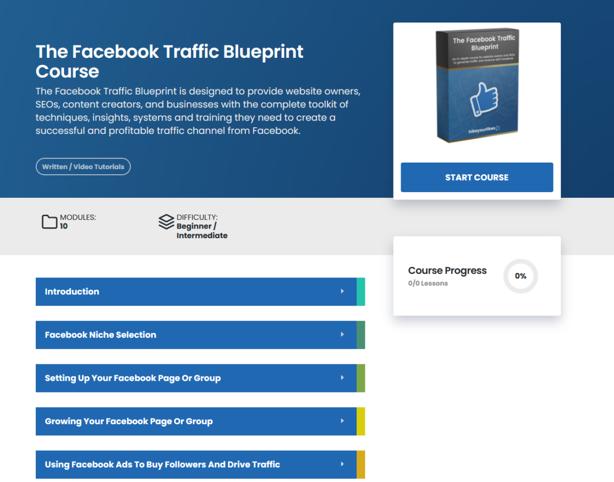 The Facebook Traffic Blueprint Course 2025